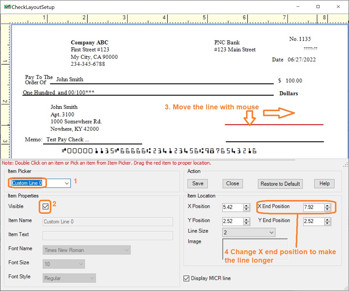EzCheckPrinting Software How To Print A Check With Two Signature Lines